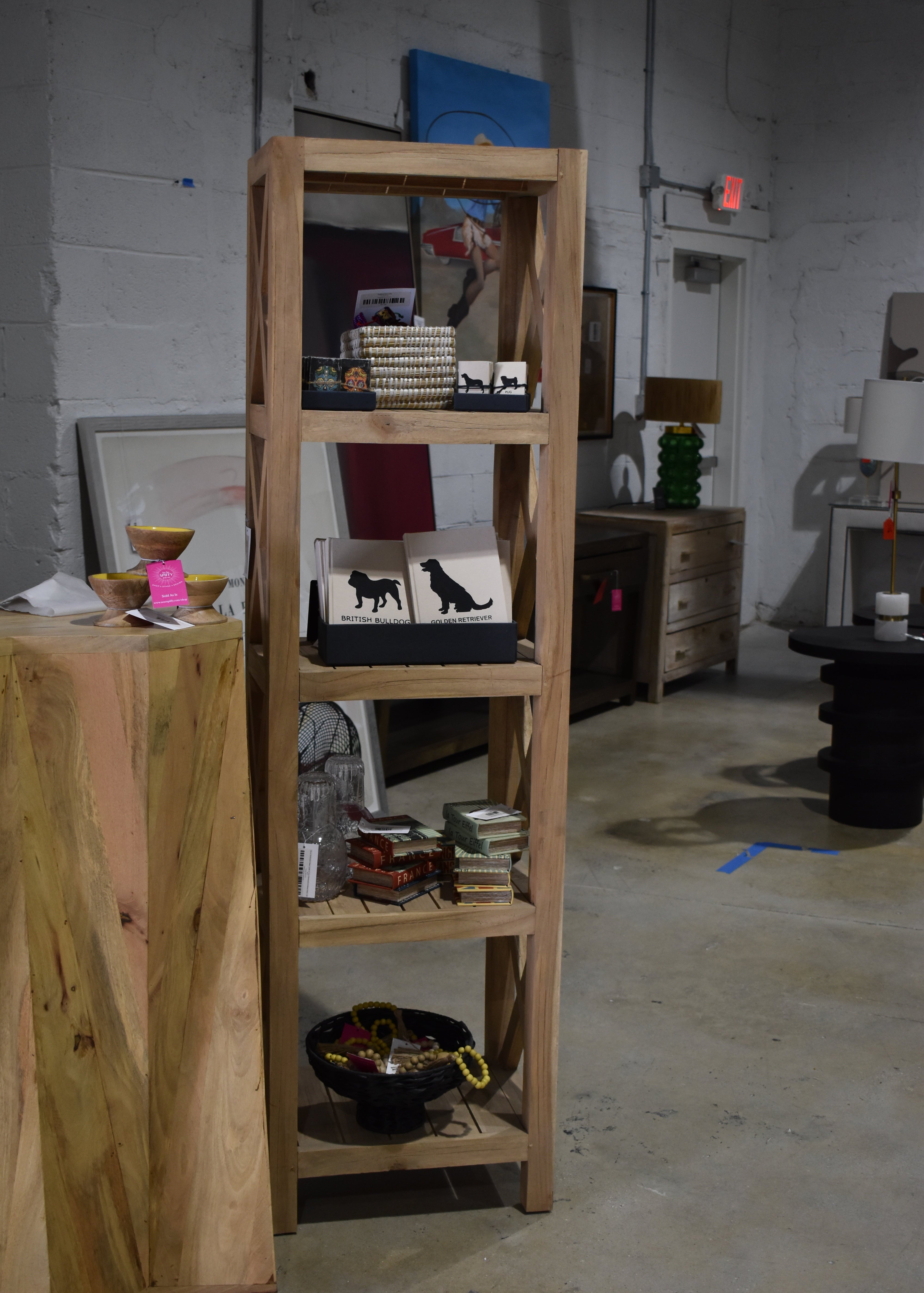 Promenade Tall Bookcase – Spiffy Staging & Design