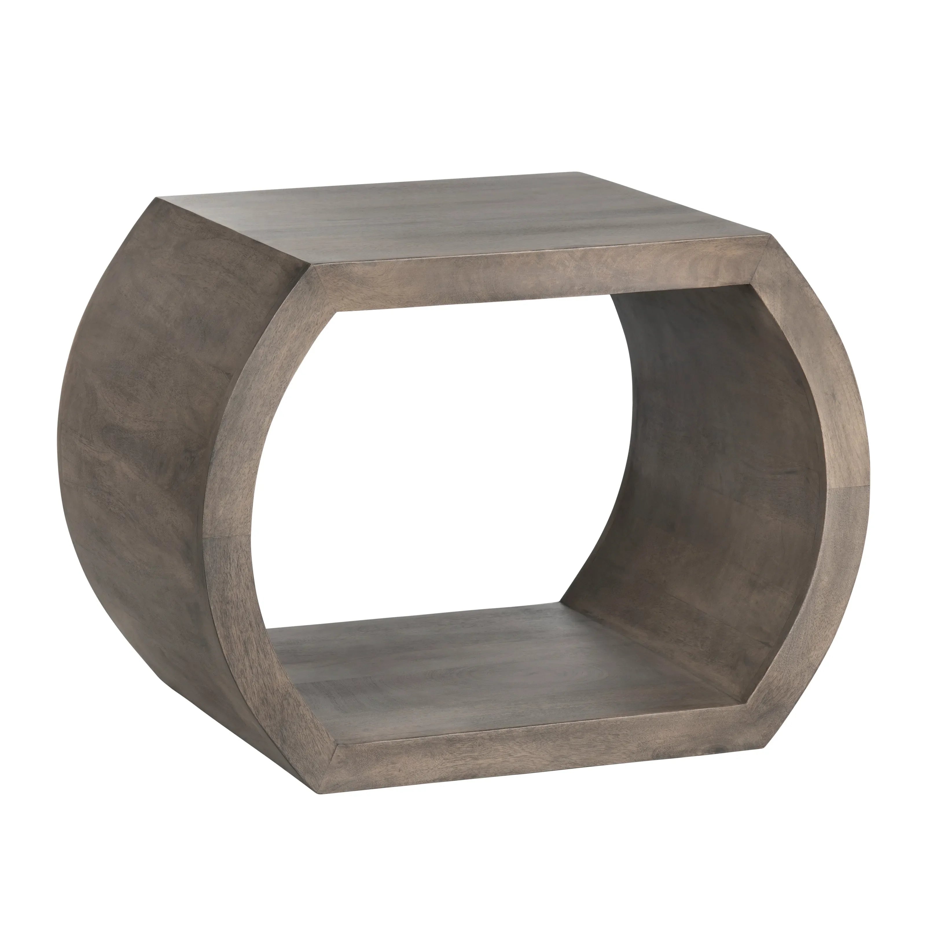 Infinity Grey End Table – Spiffy Staging & Design