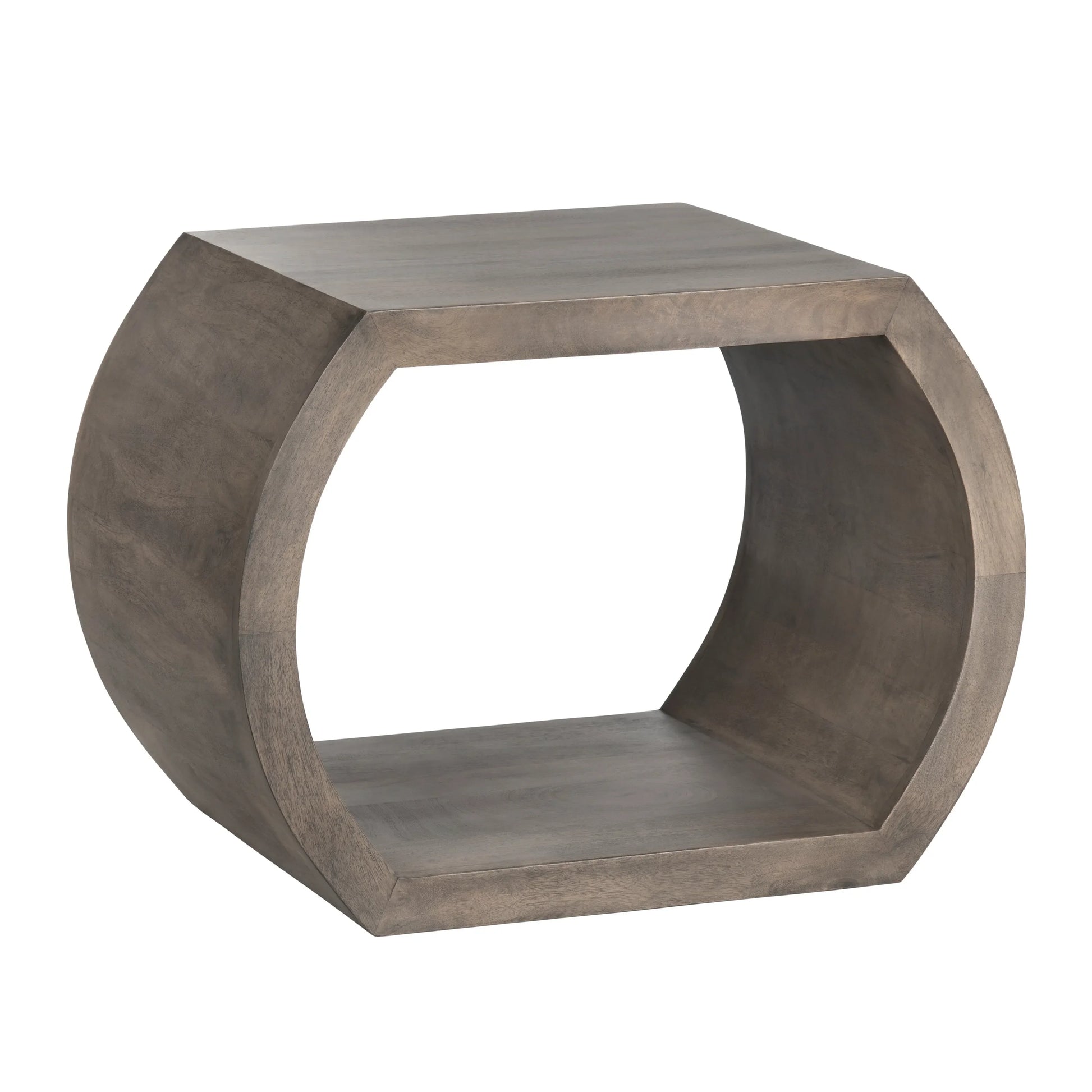 Infinity Grey End Table – Spiffy Staging & Design